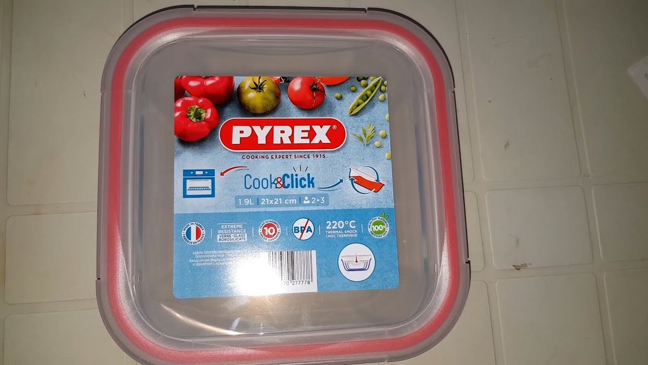 Pyrex Cook and Click 1.9l: unboxing. Free with 26 stamps at Continente ...