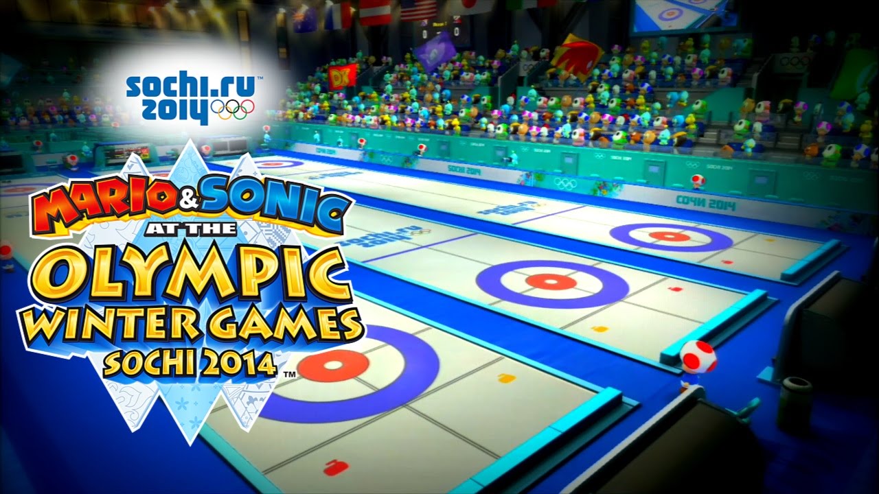 Mario and Sonic at the Sochi 2014 Olympic Winter Games - Curling - YouTube