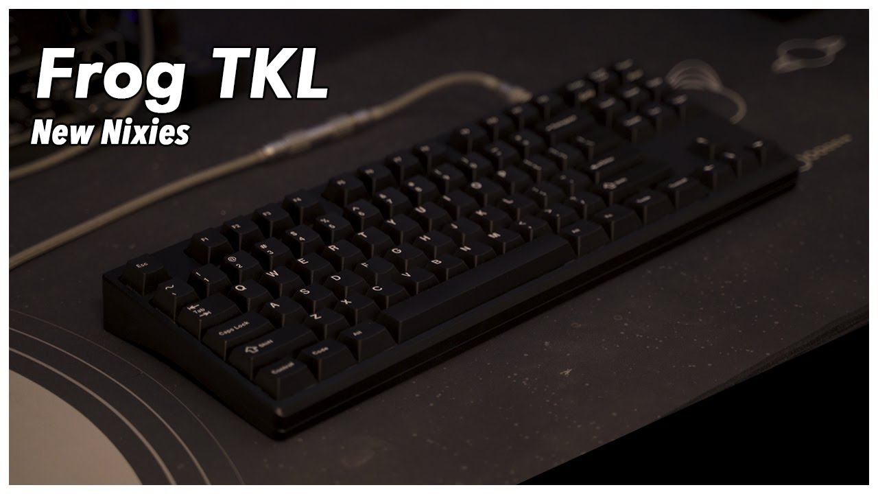 Frog TKL with New Nixies | Typing Test - YouTube
