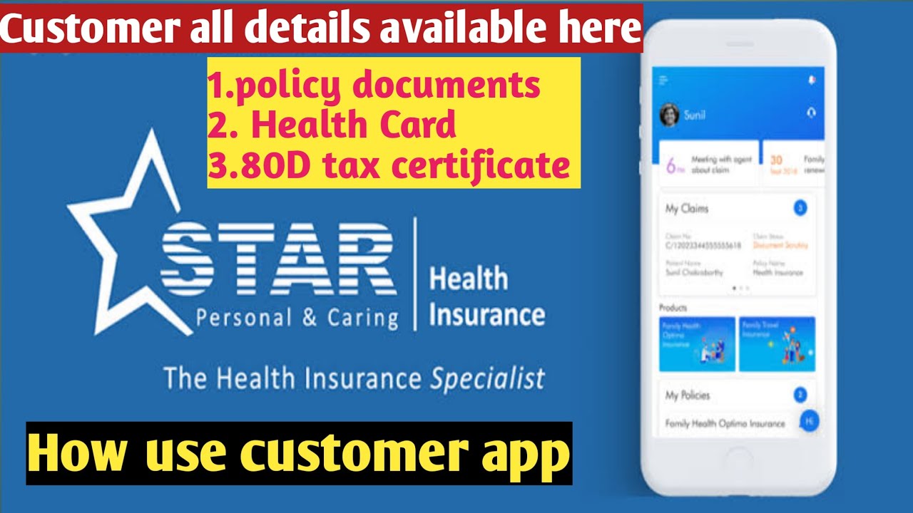 How use Star Health Insurance customer app take all your documents in ...