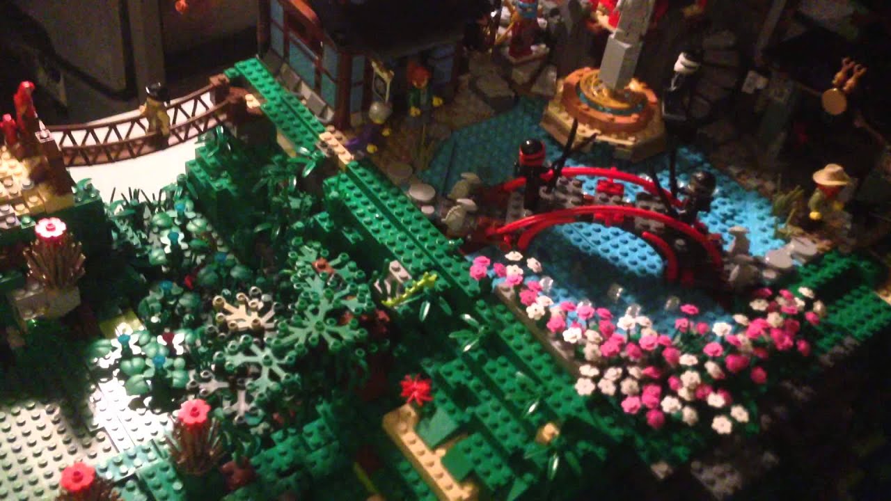 lego castle layout update #4 the new ninjago temple moc - YouTube
