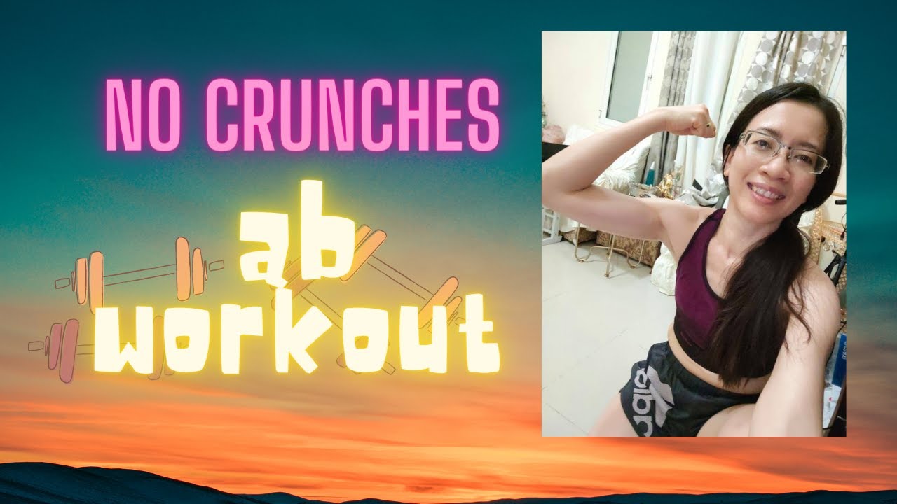 No Crunch Ab Workout/ HIIT Cardio Workout - YouTube