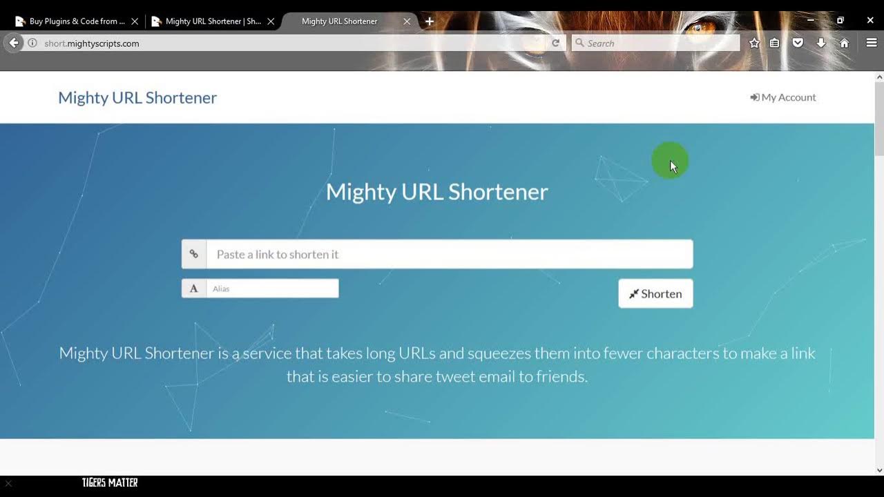 Mighty URL Shortener Short URL Script - YouTube