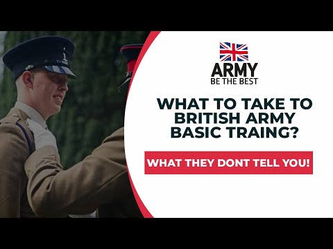 What To Take To British Army Basic Training - YouTube