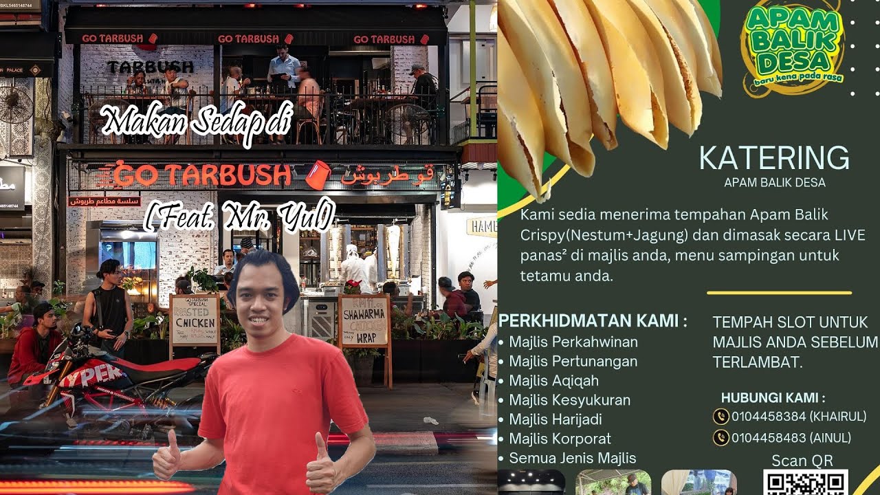 2024 Go Tarbush Dinner for ONLY RM63 at Bukit Bintang (Feat. Yul) - YouTube