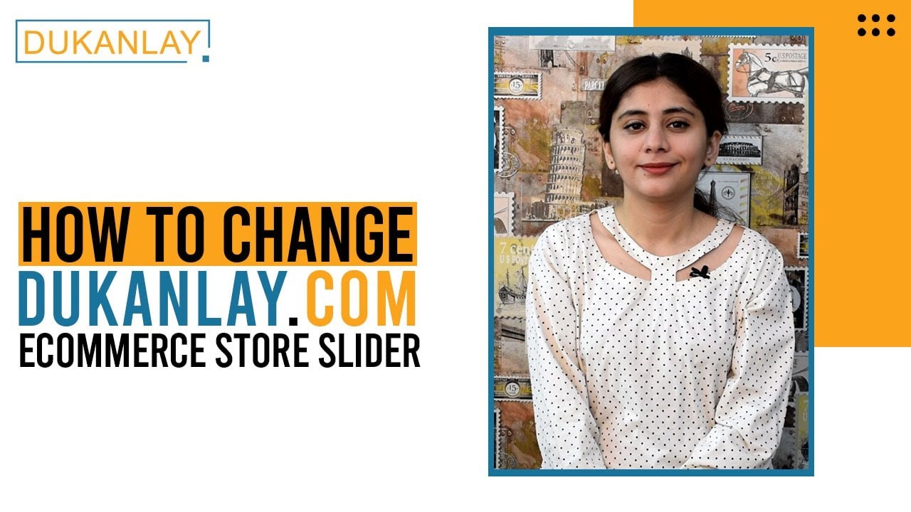 How to Change Dukanlay.com eCommerce Store Slider - YouTube