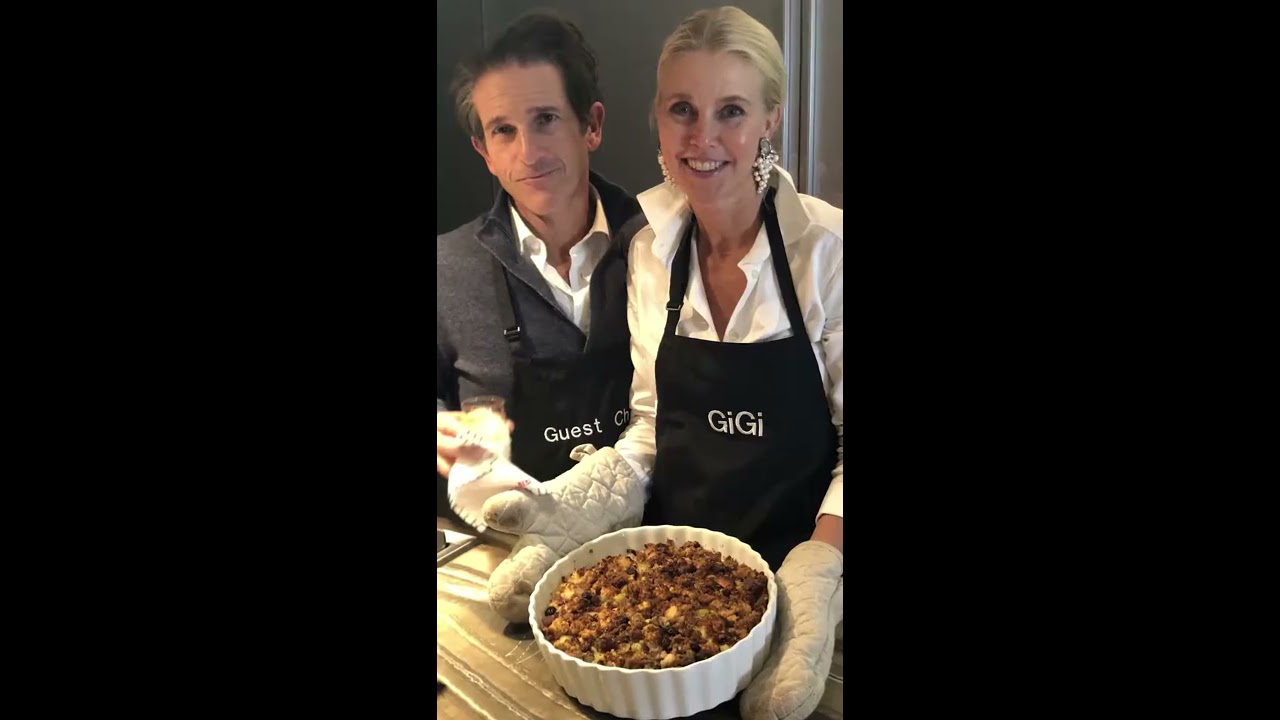 Cooking with GiGi : Making Stuffing with GiGi and Guest Chef Carl - YouTube