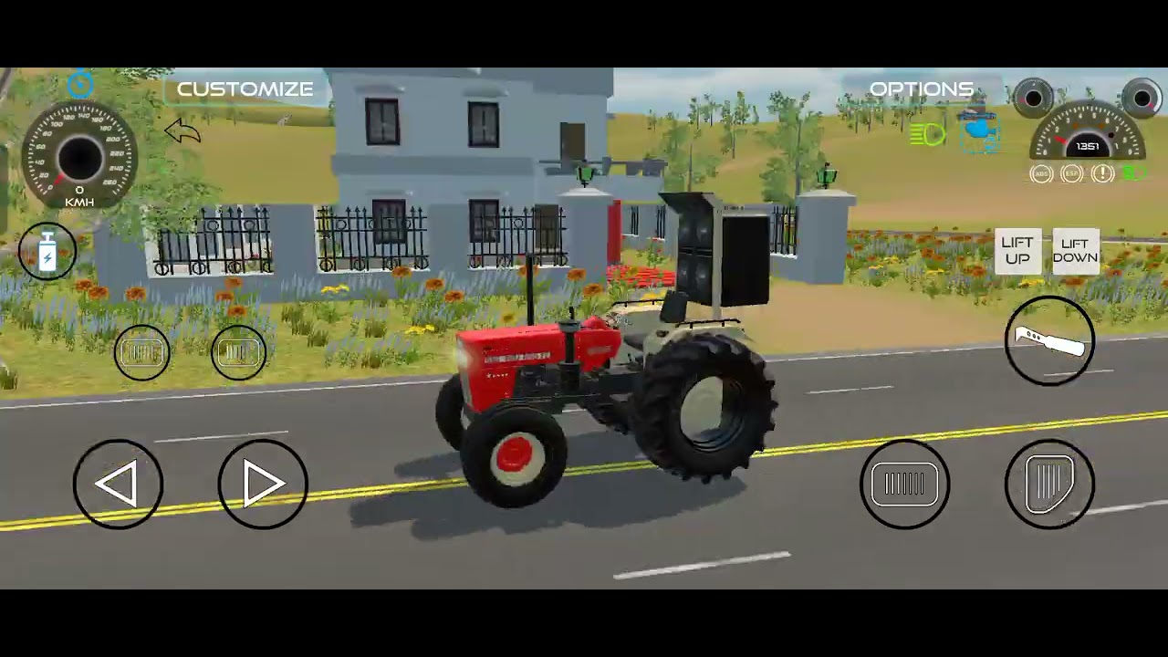 real tractor Swaraj tractor driving simulator India tractor driving ...