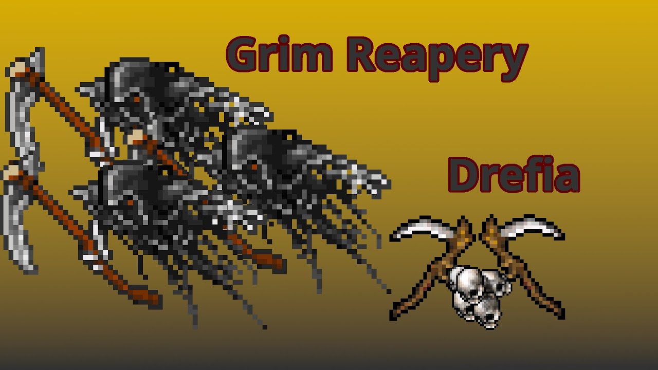 Grim Reaper | Drefia | 2.3kk Raw Exp | 300 lvl | Rec min 200lvl ...