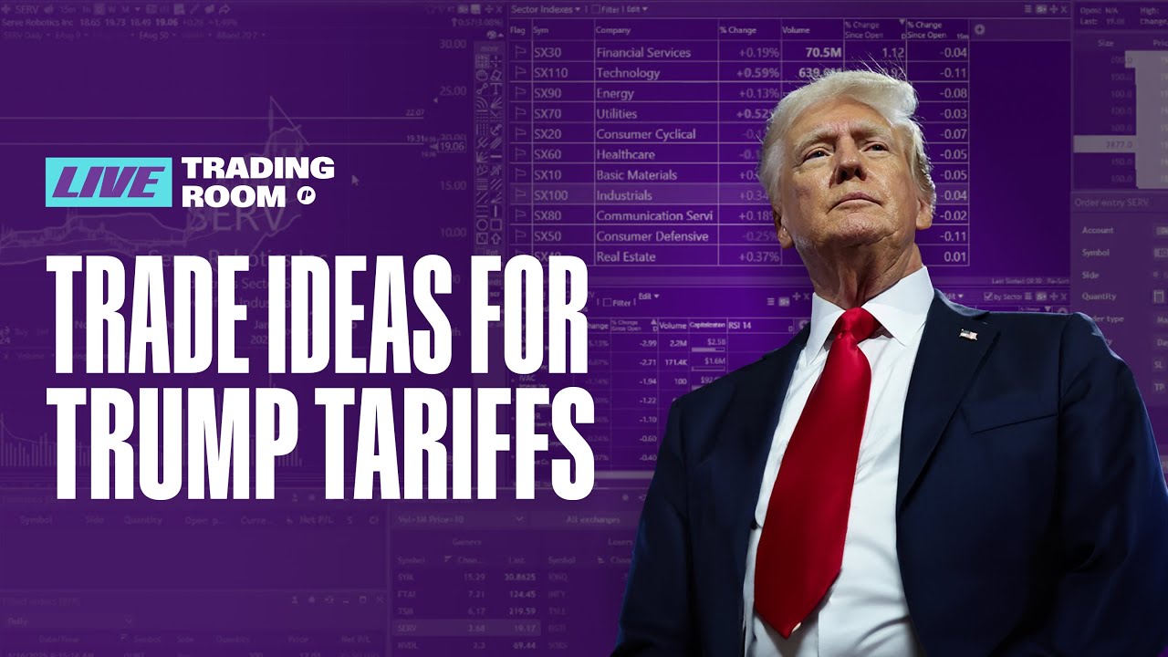 Will Trump’s Tariffs Crash the Market? | TTP Live Trading - YouTube