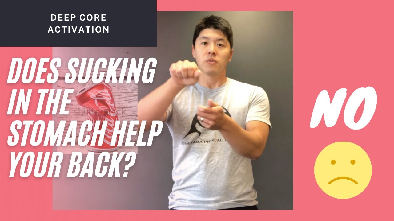 Does Sucking In The Stomach Help Stabilize You? - YouTube