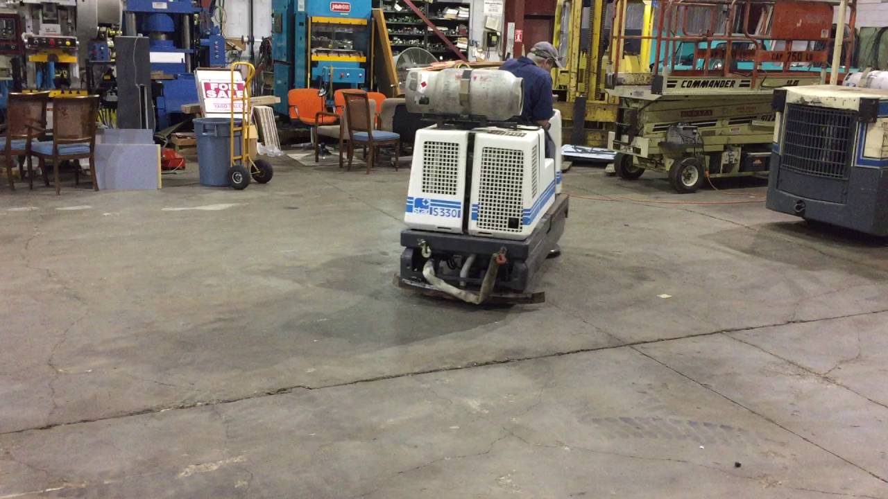 Used Industrial Riding Floor Scrubber for Sale | Hydrodyne - YouTube
