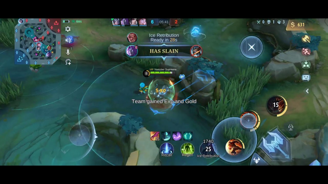RETRI GAMEPLAY BOSS 8/6 MOBILE LEGENDS - YouTube