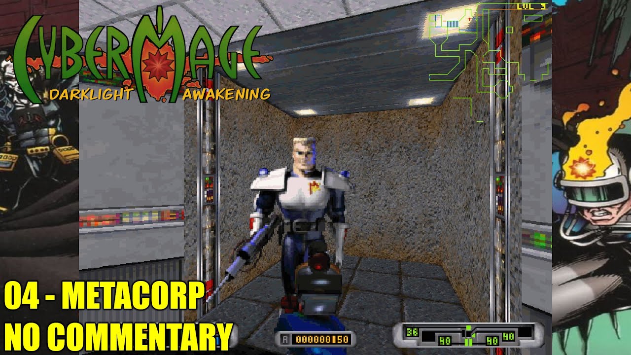 Cybermage: Darklight Awakening (DOSBox) - 04 Metacorp - No Commentary ...