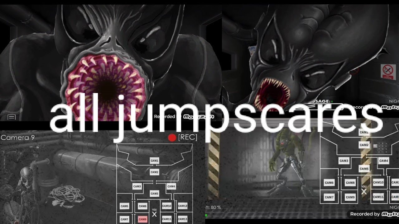 fnaf fan game fnwa Five nights with aliens all jumpscares new sound ...