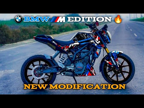KTM duke modified into BMW graphics 🔥 | KTM duke modification - YouTube