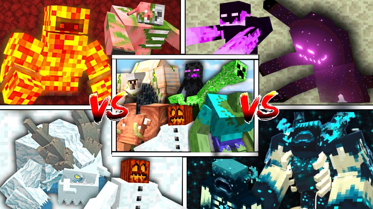 Extreme BIOME ARMY vs MUTANT MOBS in Minecraft Mob Battle - YouTube