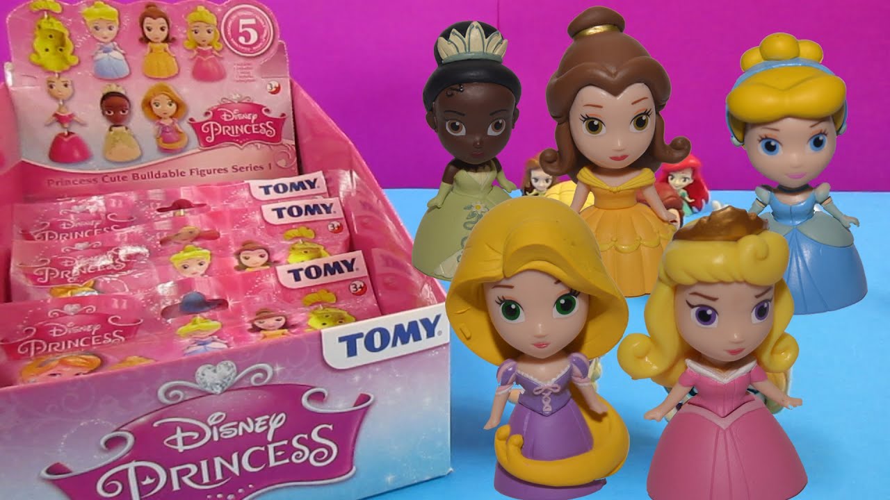 Disney Princess Cinderella Belle Tiana Rapunzel Aurora Surprise Blind ...