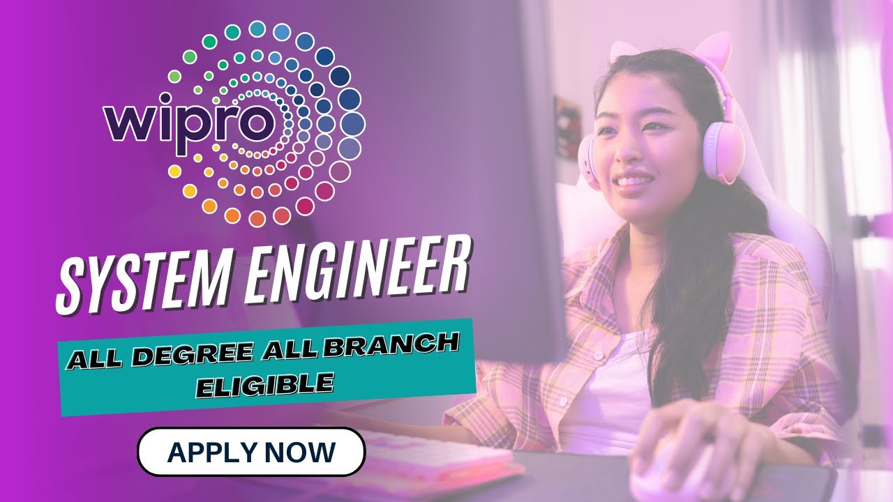 Wipro Hiring system Engineer Apply Now - YouTube