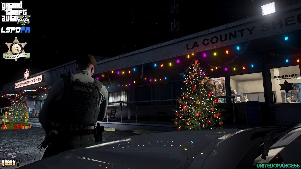 GTA V - LSPDFR 0.4.9🚔 - LSSD/LASD - Sheriff Night Patrol - Unmarked ...