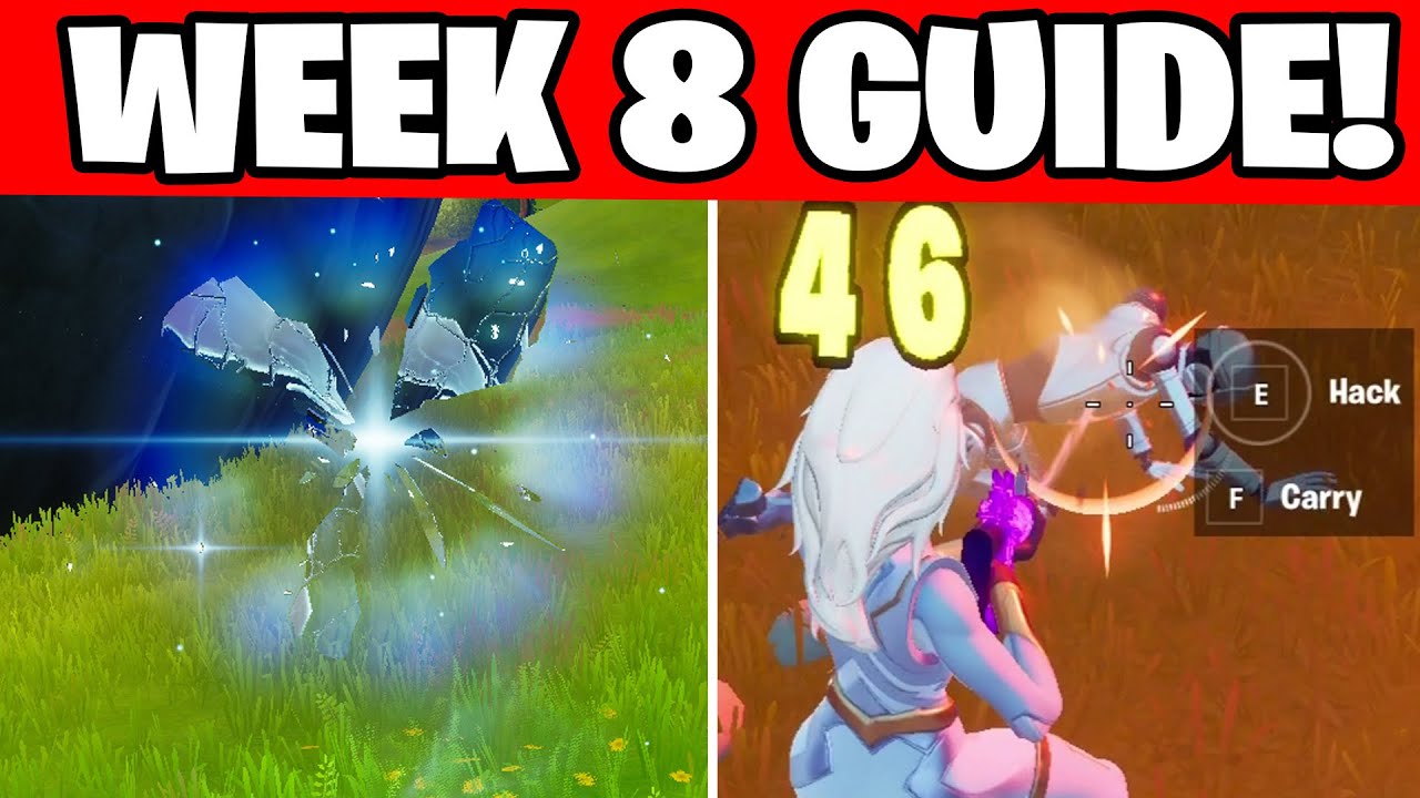 ALL WEEK 8 CHALLENGES GUIDE FORTNITE CHAPTER 2 SEASON 4 - YouTube