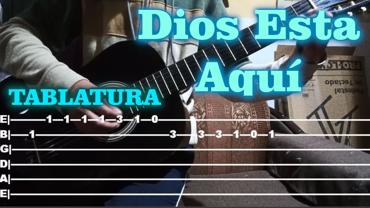 Dios esta aquí (Tablatura) - NatoMusic - YouTube
