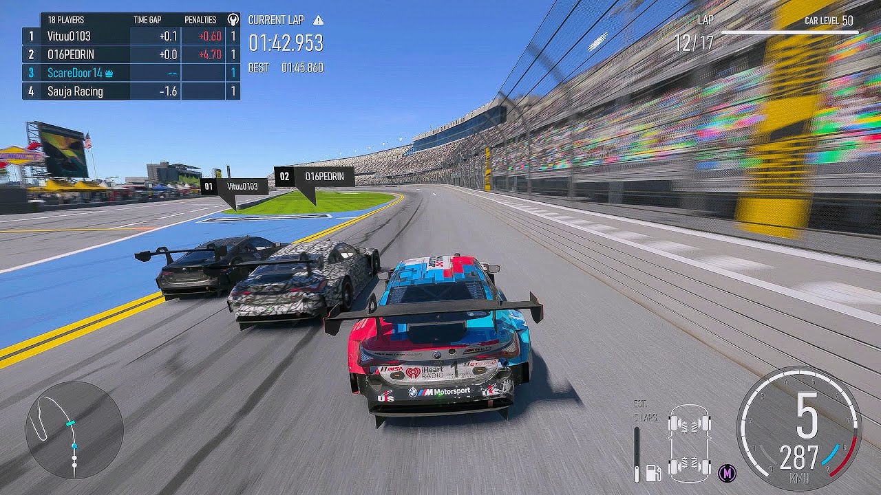 5 Cars Fighting For The Win in an Intense Race at Daytona (Forza ...
