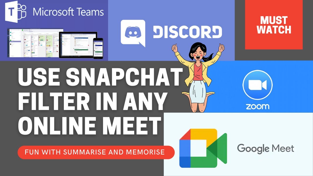 Online meet Trick | Snapchat filter on online meetings🔥 - YouTube