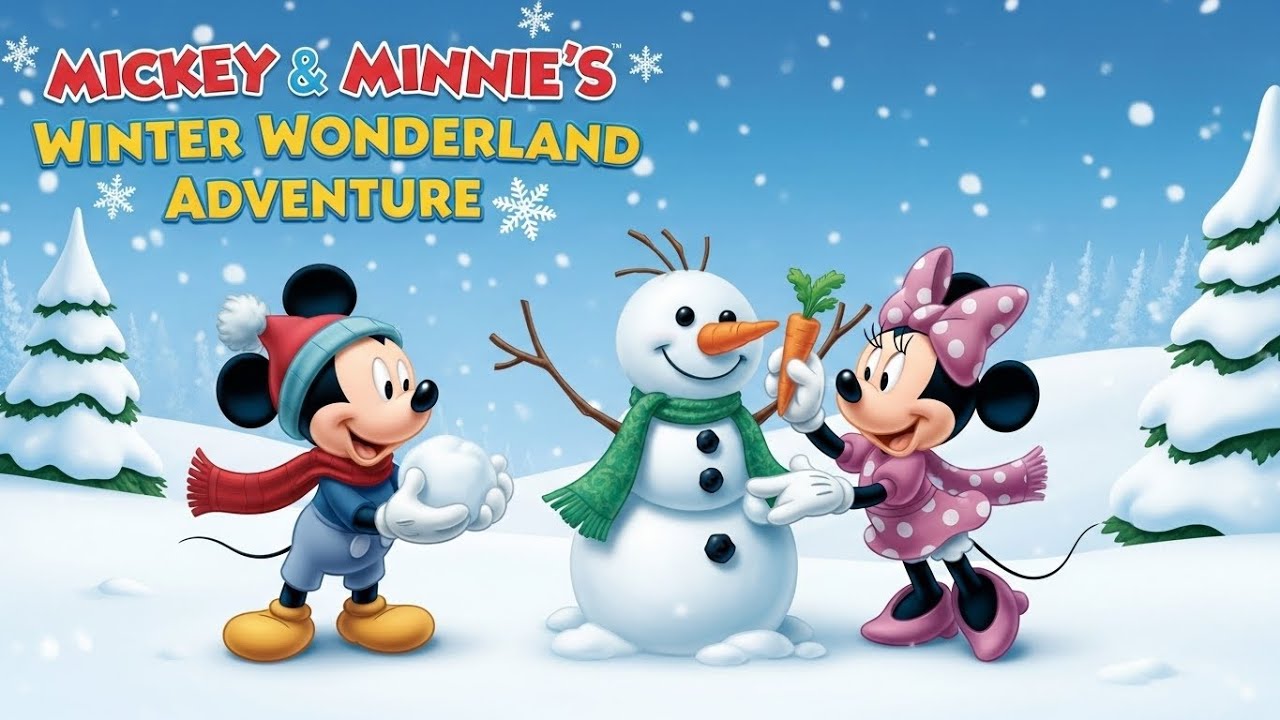 Mickey & Minnie’s Winter Wonderland Adventure | Snowball Fights ...
