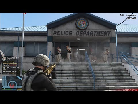 GTA 5 - La Mesa Police Station Assault + Six Star Escape
