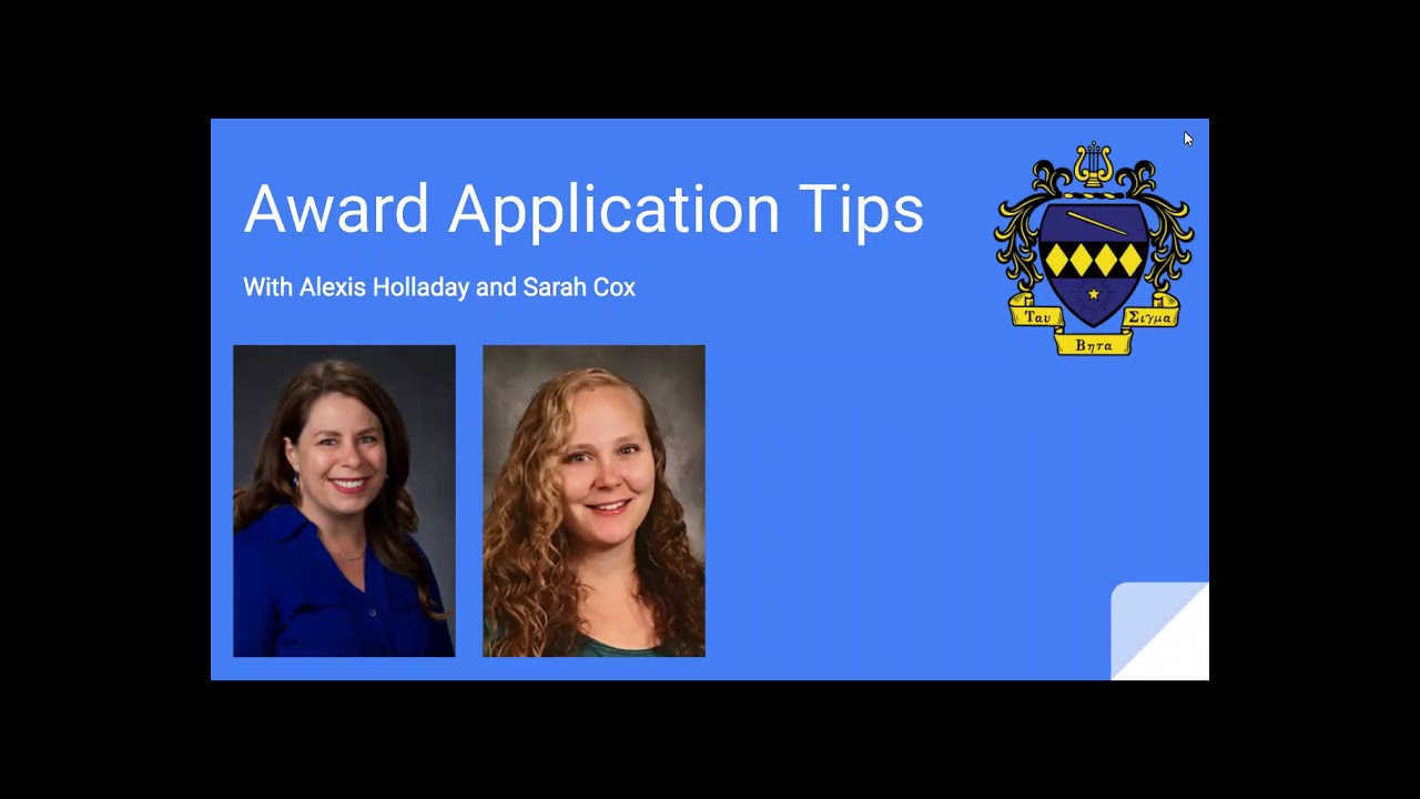 Tips for writing a successful award nomination! - YouTube