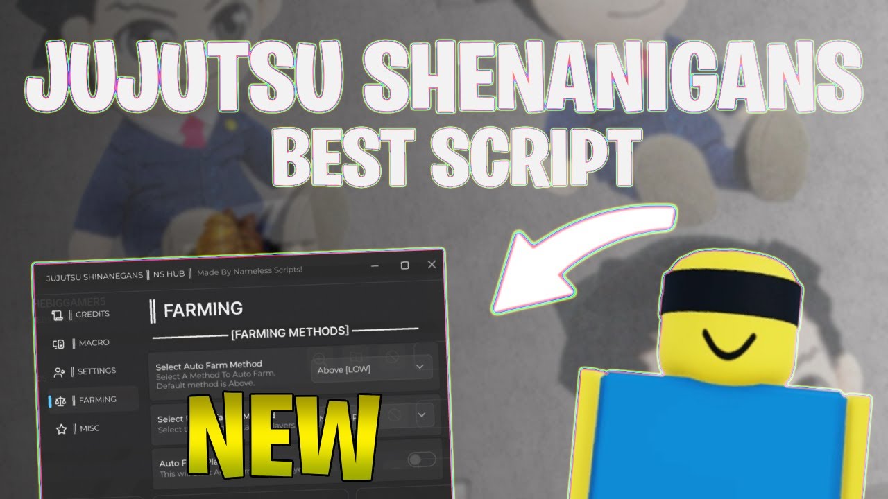 *NEW* Jujutsu Shenanigans Script (PASTEBIN 2024) (AUTOFARM, NO STUN ...
