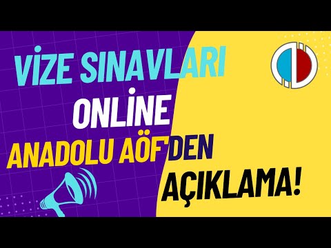 ANADOLU AÖF'DEN DUYURU! ARA SINAVLAR (VİZE) ONLİNE YAPILACAK!