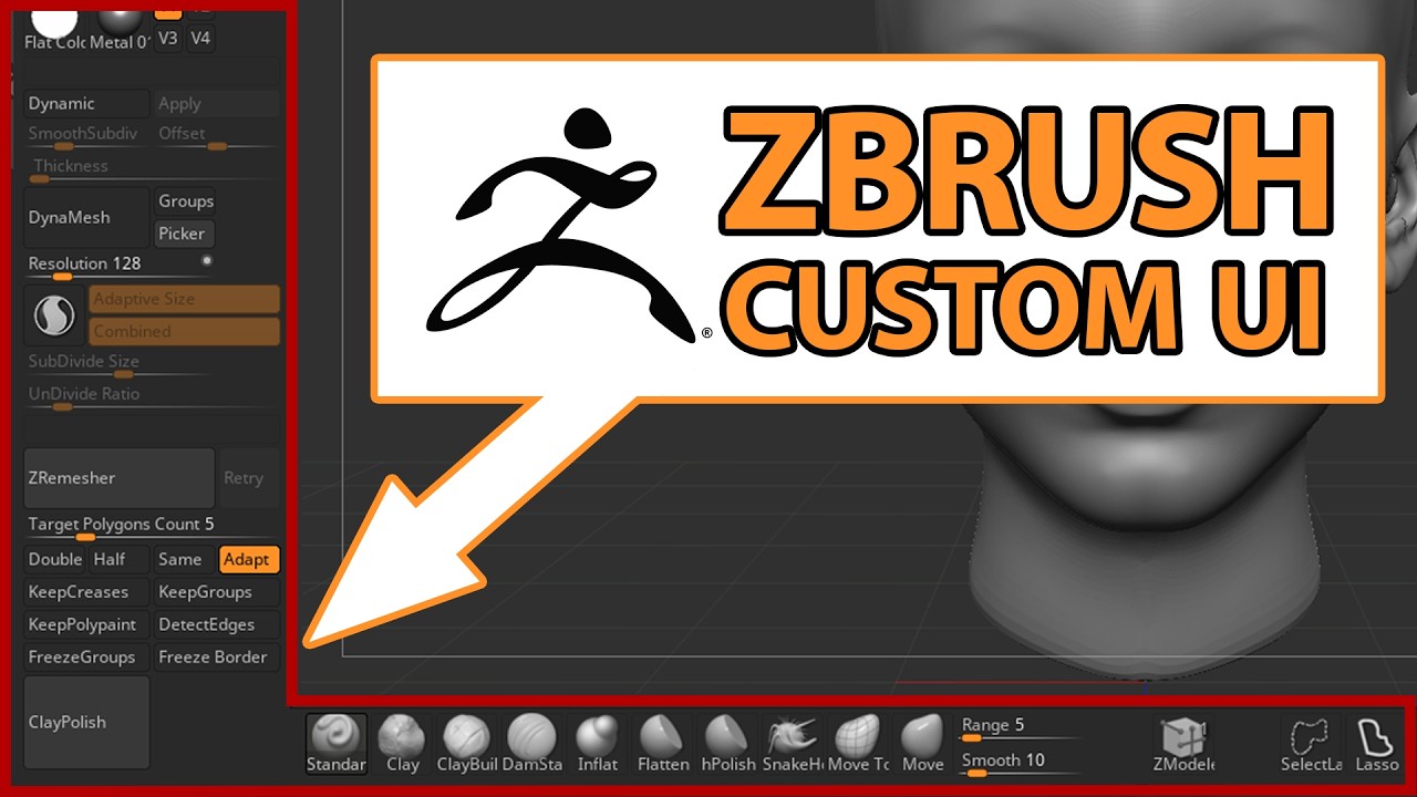 🔥🔥 تعديل واجهة Zbrush - Custom UI 🔥🔥 - YouTube