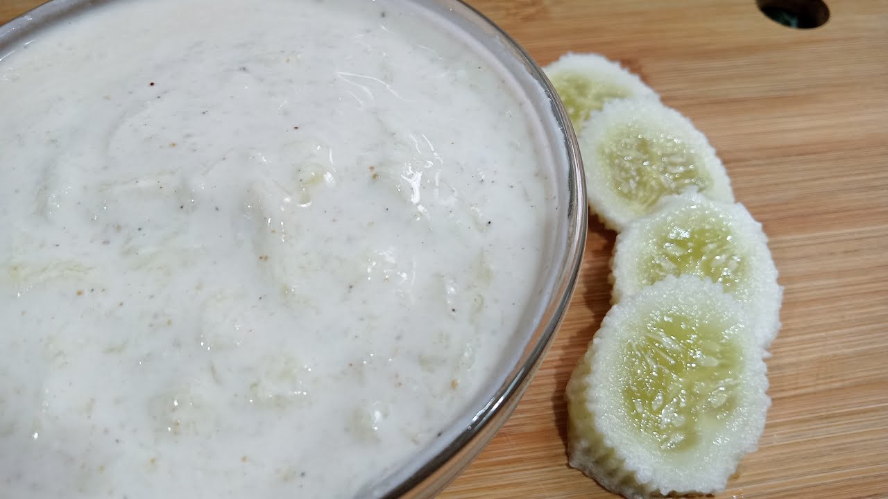 Cucumber Raita Recipe | Kheer Raita | Kakdi Raita | खीरे का रायता - YouTube