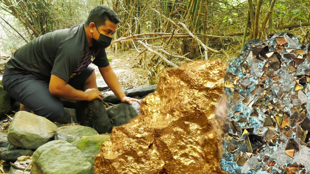 Lucky Day Ever! A man found 25kg of gold and gold in quartz a million ...