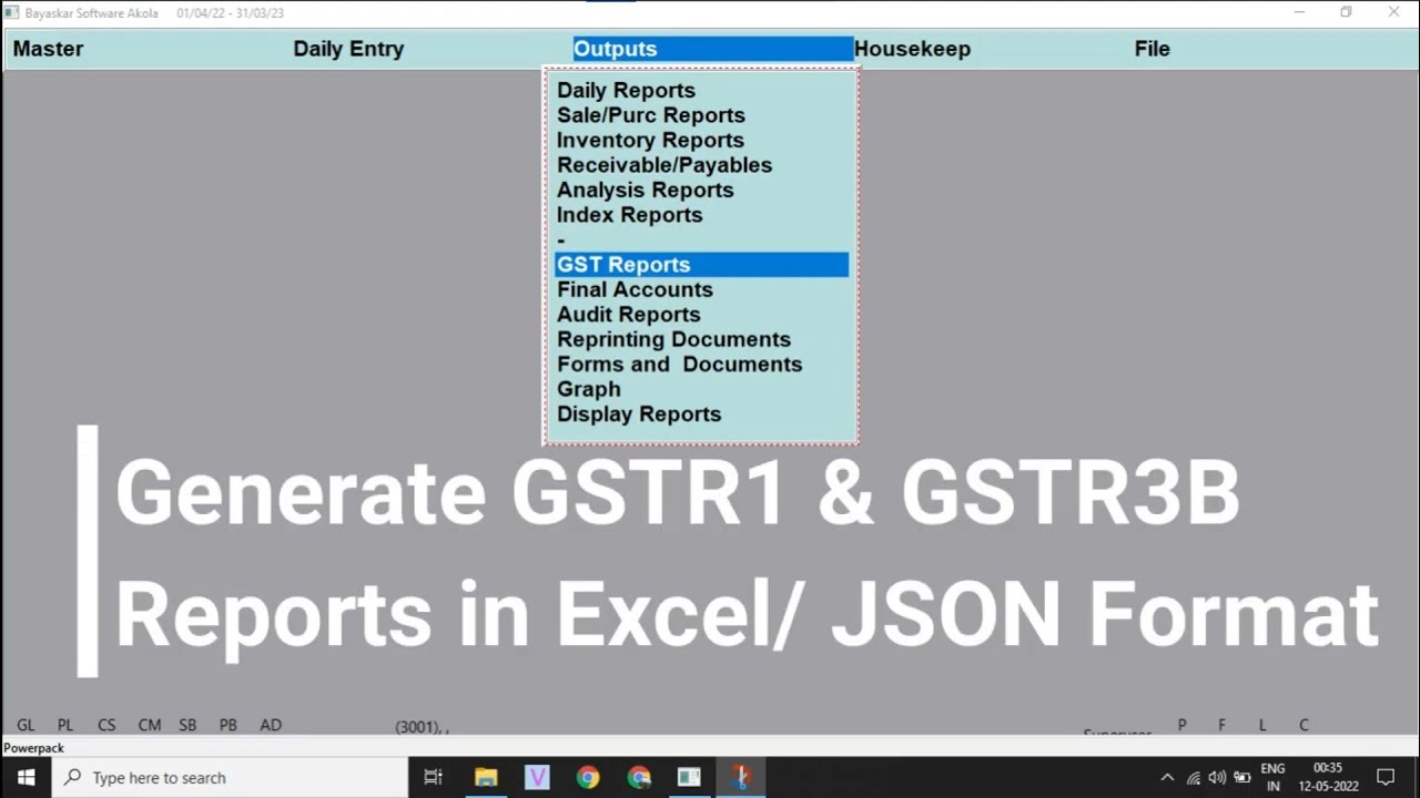 How To Generate GSTR1 And GSTR3B Reports In Excel And JSON Format In how-to-generate-gstr1-and-gstr3b-reports-in-excel-and-json-format-in