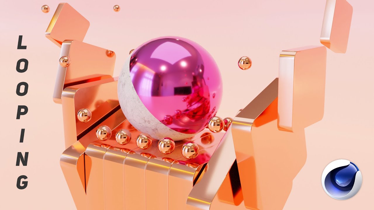 Cinema 4D New Looping Animation ( Beginner ) - YouTube
