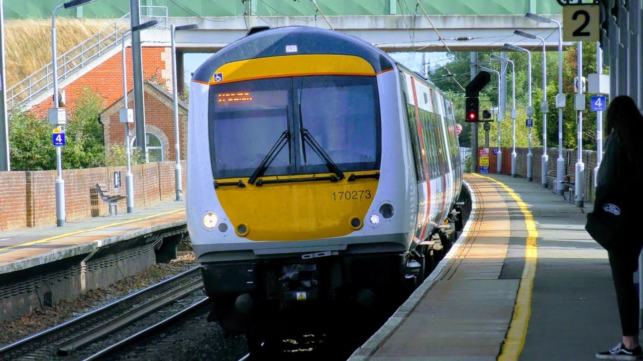 Class 170 'Turbostar' | Stowmarket to Cambridge *Full Journey* | 11/08 ...