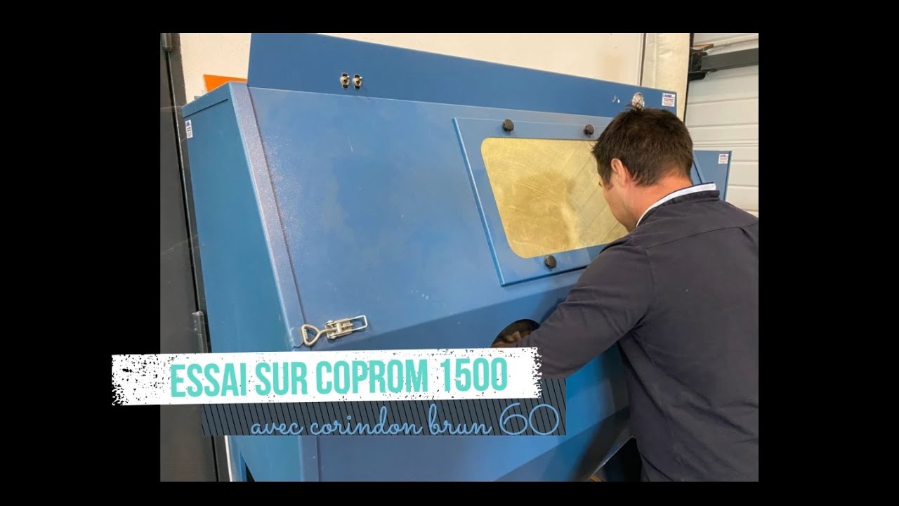 ESSAI SABLEUSE A MANCHE COPROM 1500 - YouTube