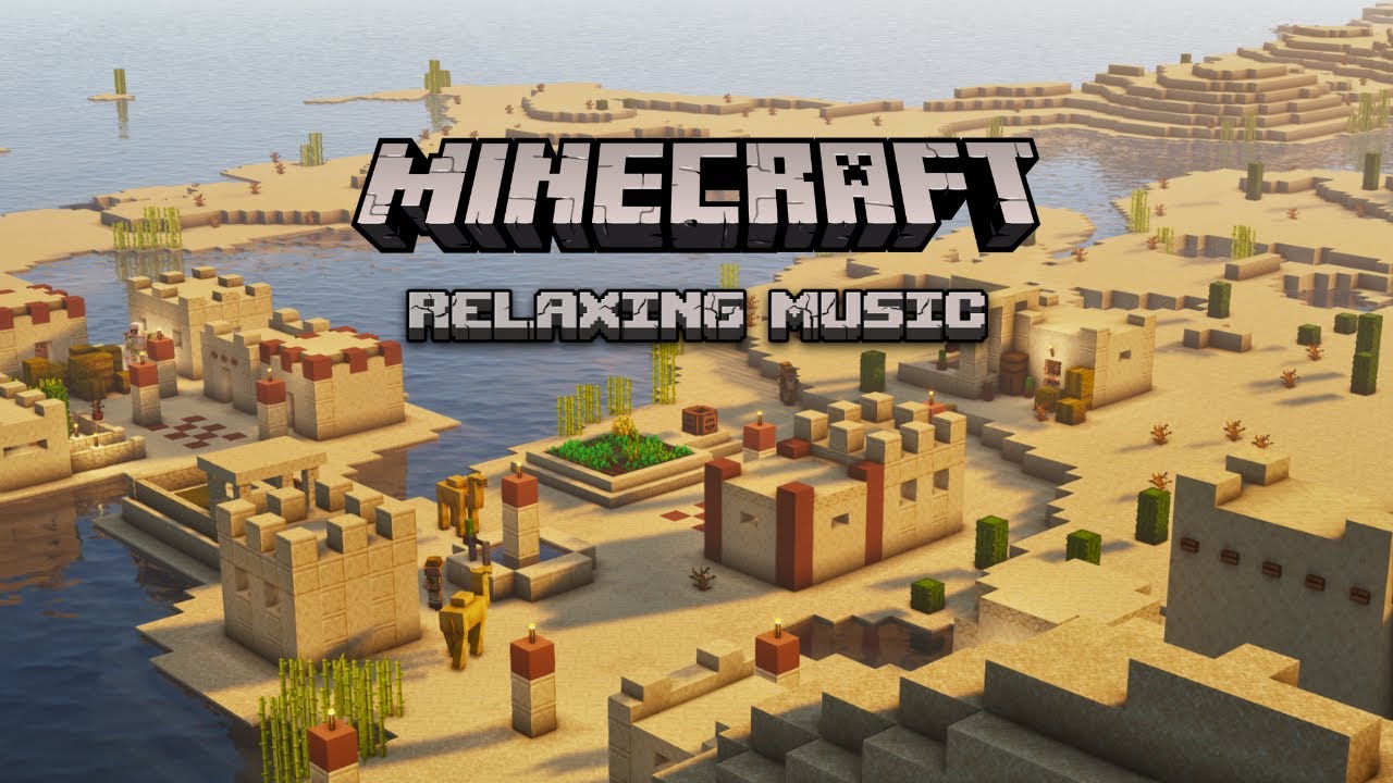 Minecraft: Nostalgic Relaxing Music with Desert and Camels 🏜️🐪 - YouTube