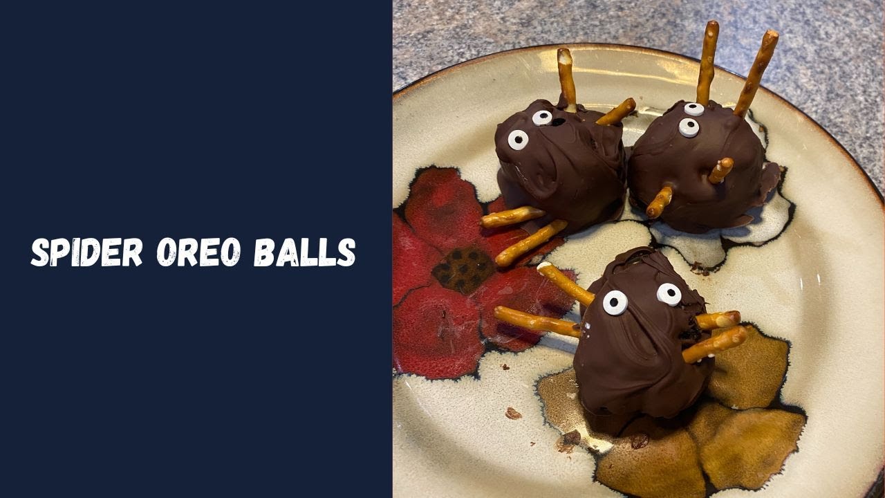 Spider Oreo Balls - YouTube