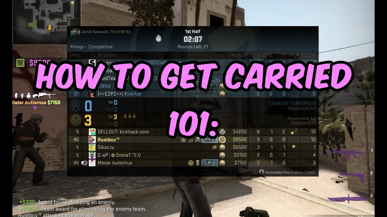 CS:GO Rush B Episode #6 - How to get carried 101 - YouTube