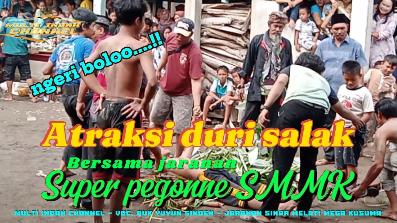 atraksi duri salak bersama jaranan pegon SMMK TERBAYA - YouTube