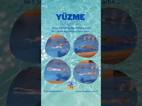 İstanbul Çocuk Yüzme Kursu | Miray 10 Derste Yüzmeye Hazır #yüzme #holiday #summer #swimming