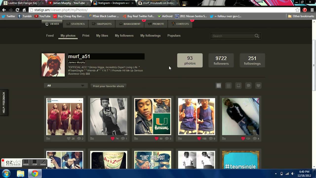 How To View Your Instagram Photos On PC - YouTube