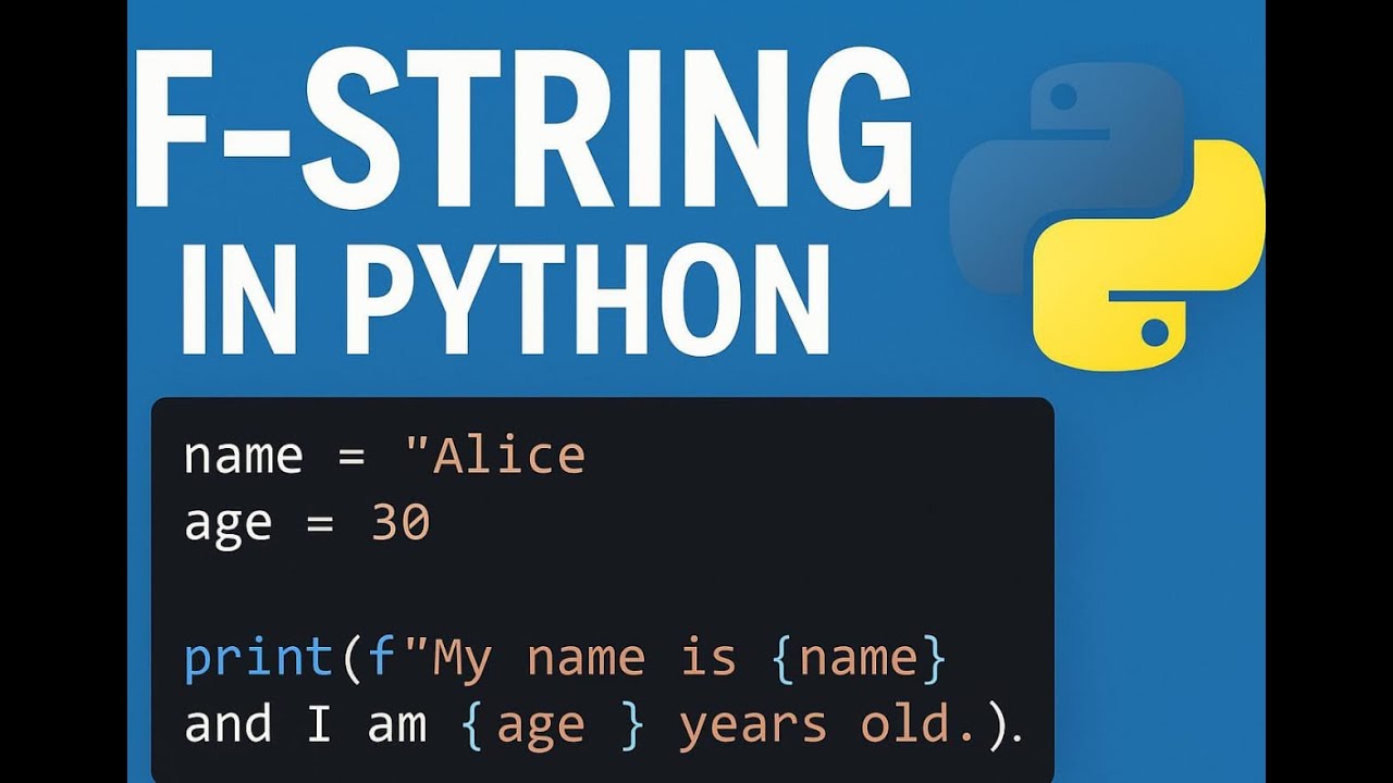 🐍Python f-Strings Explained | Beginner-Friendly Guide - YouTube
