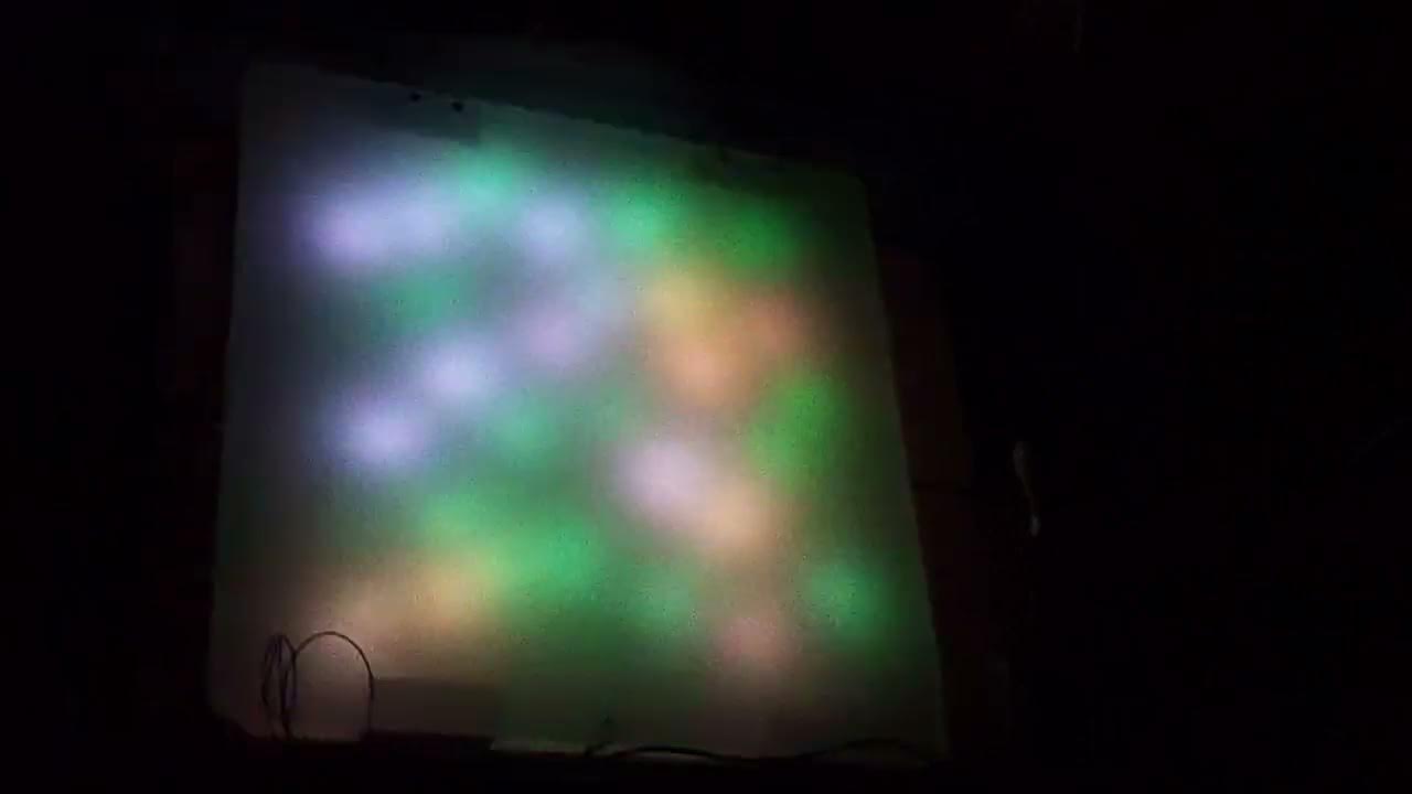 ws2812b rgb led matrix with an esp32-s3 with fastLED flocking boids ...