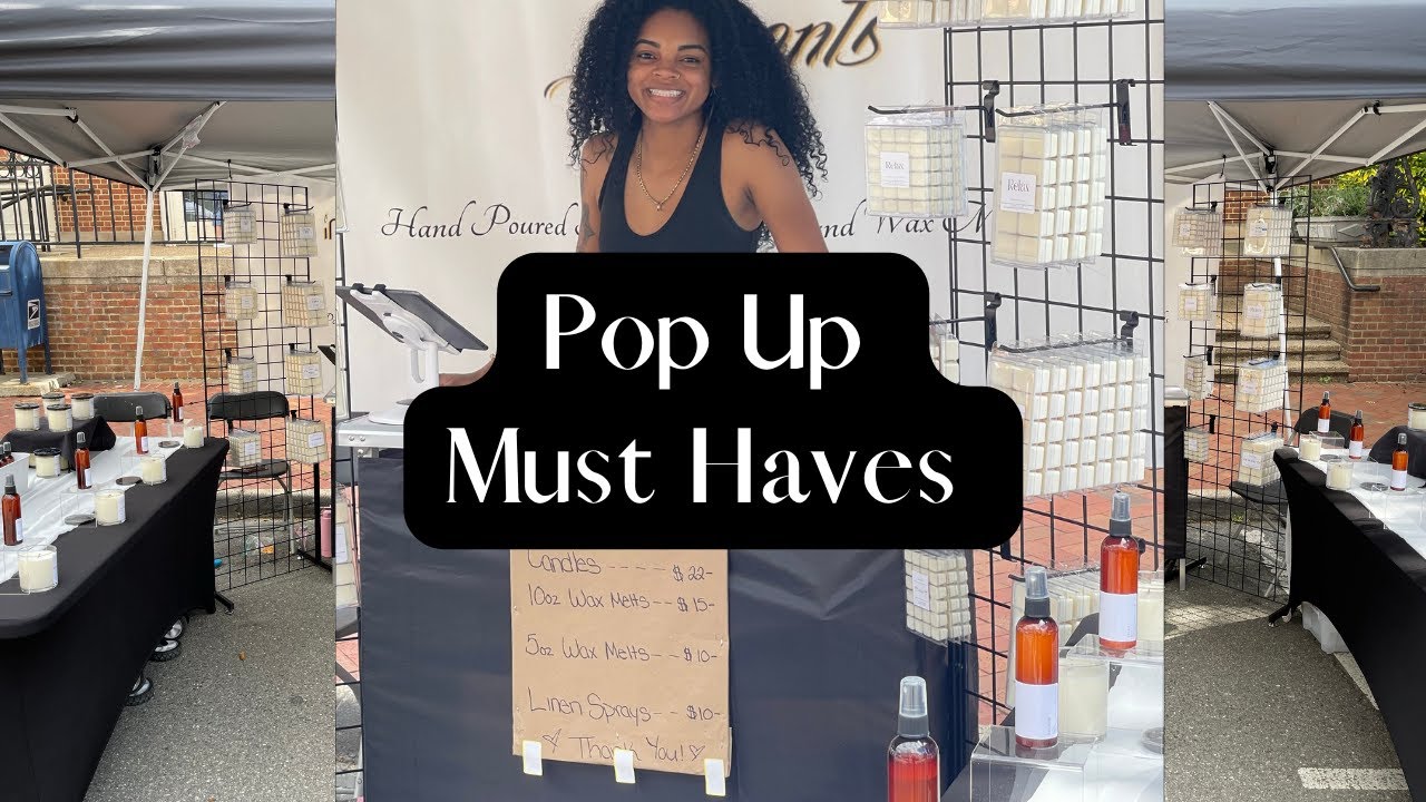Must Haves for Vendor Events l Small Business Pop Ups l Pop Up Shops l ...