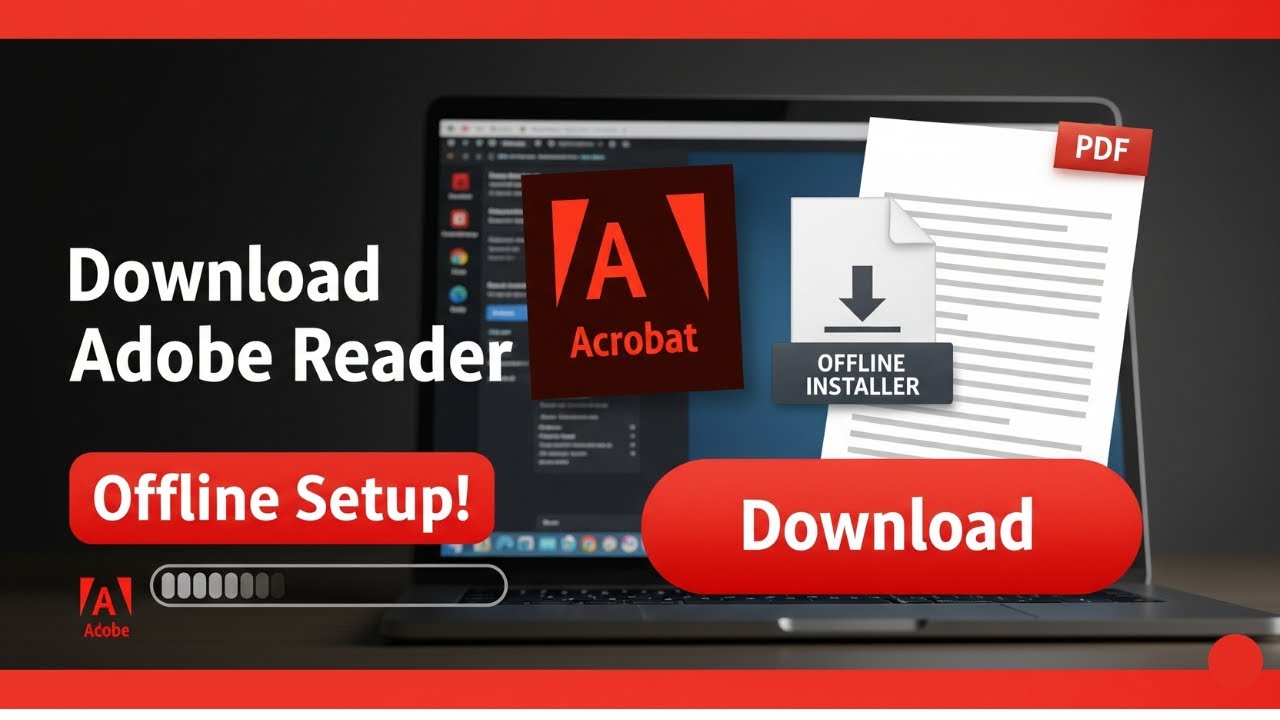 How to Download Adobe Acrobat Reader Offline (Complete Guide) - YouTube